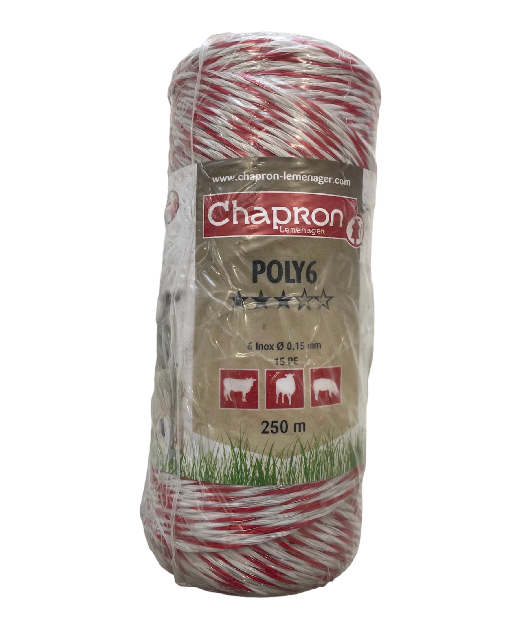 Chapron Poly 6 Electric Fencing Cord – Leam Agri Ltd